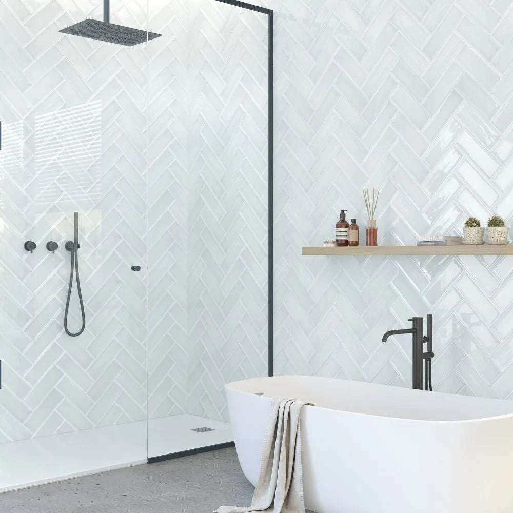 Ariya Ice Subway Tile 10 x 30cm