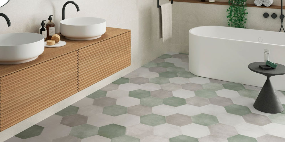 Stylish Design Ideas for Patterned Tiles for Bathroom Floor